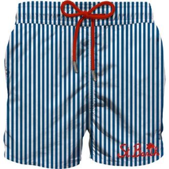 MC2 Saint Barth Homme, Maillots de bain, Bleu, Taille: S Short de bain ray&eacute; l&eacute;ger s&eacute;chage rapide