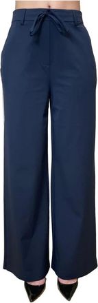 Max Mara Femme, Pantalons, Bleu, Taille: 38 FR Mmlagoraio Pant