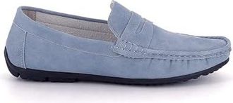 UOMO Design Mocassin Homme - Maddox (BleuGris S01, 43)