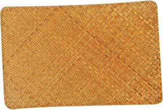 Garneck Warmes Orangefarbenes Gewebtes Tischset Hitzeschutz Kratzfest Waschbar Dekorativ für Esstisch und Party Platzmatte aus Hochwertigem Material für Telle