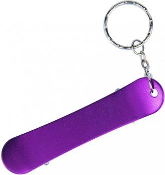 Miniblings Skateboard Schl&uuml;sselanh&auml;nger Flaschen&ouml;ffner Skater Lila - Handmade Modeschmuck I I Anh&auml;nger Schl&uuml;sselring Schl&uuml;sselband Keyring