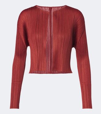 Pleats Please Issey Miyake Cardigan Monthly Colors: September
