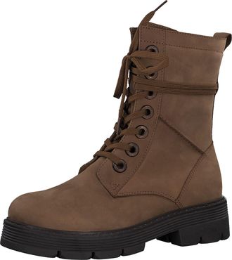 Marco Tozzi Damen 2-25286-41 Schnürboot, Cognac Nubuck, 39 EU