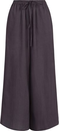 Mint & Mia Damen Leinen Hose, Blau, 40 EU