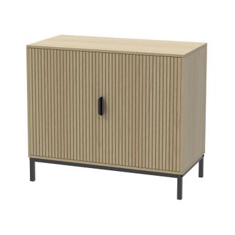 Vicco Commode Lennox, Ch&ecirc;ne, 80x45cm avec 2 portes Vicco