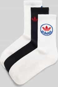 adidas Originals Socken mit Label-Print im 3er-Pack
