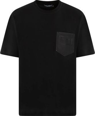 Dolce & Gabbana Homme, Tops, Noir, Taille: L T-shirt Homme &Eacute;l&eacute;gant