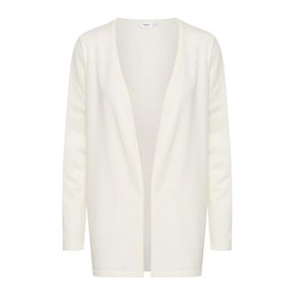 Saint Tropez KilaSZ Open Mid Cardigan - - Knitwear - Damen - Beige - L
