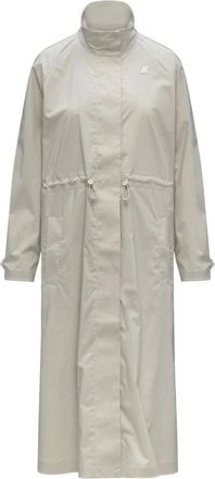 K-Way Femme, Vestes, Beige, Taille: 44 FR Barbrein Cotton 3Layers AF