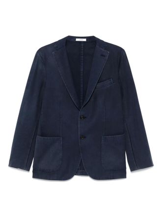 Boglioli blazer &agrave; simple boutonnage - Bleu