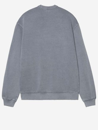 Carhartt Work in Progress Mens Sweatshirt Light Grey Cotton Sweatshirts Sweater