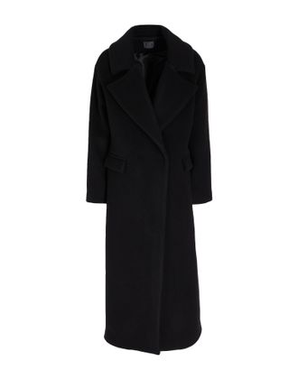 8 by YOOX DOUBLE-BREASTED WOOL COAT
