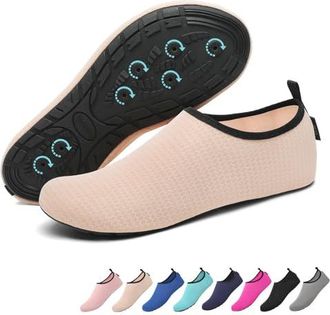 Saguaro Chaussures Aquatiques Chausson de Plage deau Chaussettes Aquatiques Séchage Rapide Chaussures Eau pour Piscine Bain Sport Nautique Surf Rivière pour H