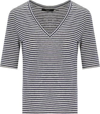 Max Mara Femme, Tops, Bleu, Taille: 38 FR Opzione Striped T-Shirt