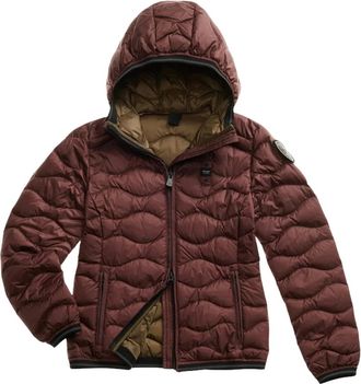 Blauer Femme, Vestes, Rouge, Taille: 42 FR Camelia Onde Padded Feather