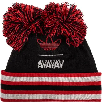 adidas unisex, Accessoires, Noir, Taille: M Bonnet &agrave; pompon Souvenir