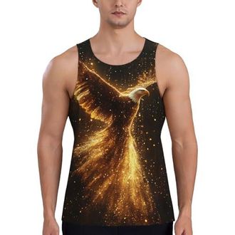 Generic D&eacute;bardeur respirant &agrave; s&eacute;chage rapide sans manches pour homme pour entra&icirc;nement &agrave; la plage S &agrave; 4XL, Pygargue &agrave; t&ecirc;te blanche 19, 3XL