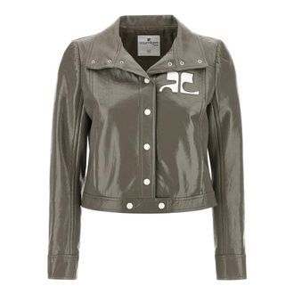 Courrèges Damen, Jacken, Braun, SGröße