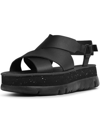 Camper Damen Oruga Up K201399 Sandal, Schwarz 001, 41 EU