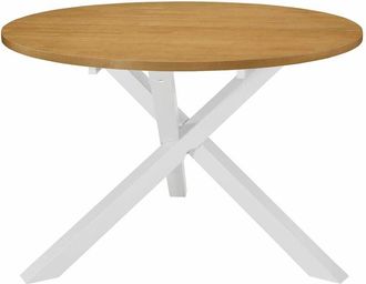vidaXL Esstisch Wei&szlig; 120x75 cm mdf - Vidaxl