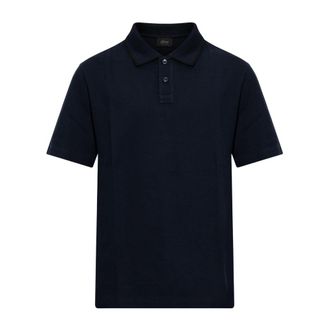 Brioni Polohemd mit gesticktem Logo - - Tops - Herren - Blau - L