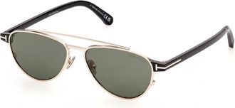 Tom Ford Homme, Accessoires, Jaune, Taille: 55 MM Anthony-02 Lunettes de soleil