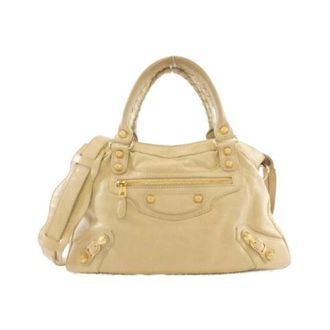 Balenciaga unisex, Pre-owned, Beige, Taille: ONE Size Sac bandouli&egrave;re en cuir dagneau Pre-owned