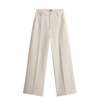 Woolrich Femme, Pantalons, Beige, Taille: W30 Lyocell Linen Pants