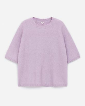 Arket Pullover Aus Alpakawolle Und Wolle -Lila