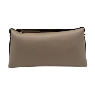 Toteme Belted Croco-Embossed Clutch - - Bags - Damen - Gr&uuml;n - ONE SIZE