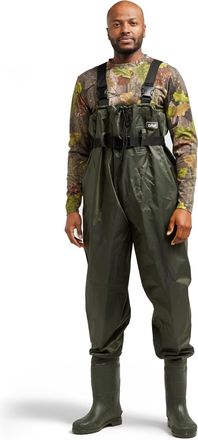 Dam Taslan Chest Wader, Overalls, Wathosen, All Fishing, Unisex, Grün, EU 42 | UK 8 | US 9