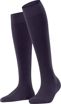 Falke Softmerino W Kh Laine Coton Unies Chaussettes Hautes, Rouge Wineberry 8761, 37-38 Femme