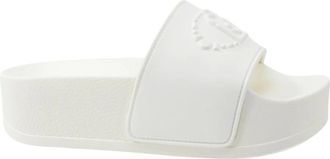 Liu Jo Femme, Chaussures, Blanc, Taille: 41 EU Mykonos 01 Platform Slider