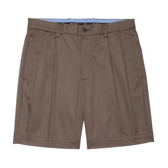 Brooks Brothers Short extensible &agrave; devant pliss&eacute; - Homme - Shorts - Gris - Taille: W34