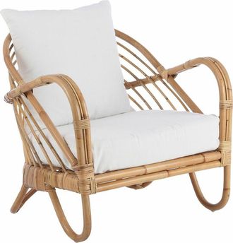 MiCa Decorations Mica Decorations - Mica Stuhl Rochester mit Kissen 80 x 75 x 75 cm Gartensessel