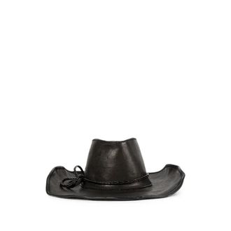 Ann Demeulemeester Cap - - Accessories - Damen - Schwarzk - 58 CM