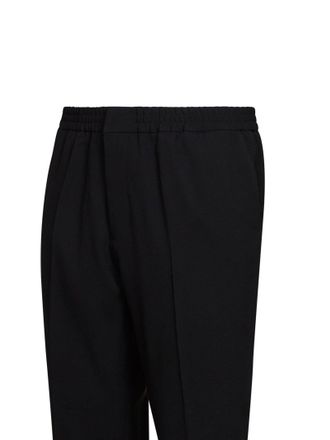 Ami Virgin Wool Serge Trousers - Black