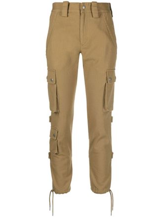 Isabel Marant pantalon Elodie à poches cargo - Marron
