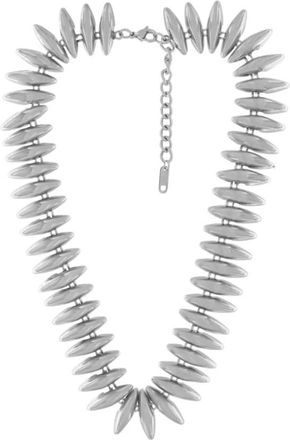 Dansk Copenhagen Passion Wasserdichte Kurze Fischgr&auml;tenmuster Statement Halskette - - Accessories - Damen - Grau - ONE SIZE