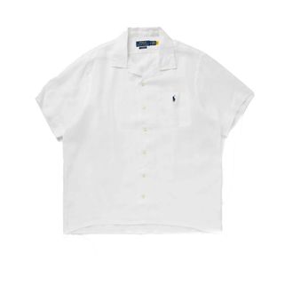 Polo Ralph Lauren Homme, Chemises, Blanc, Taille: XL Chemise Sport Manches Courtes (Lin)