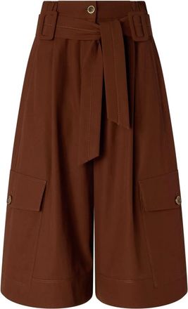 Pinko Pinko, Femme, Shorts, Brun, Taille: 38 FR Patricia Bermuda Shorts