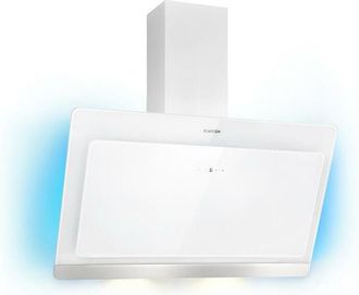 Klarstein Aurora Eco 90 Dunstabzugshaube 550 m&sup3;/h LED-Display wei&szlig;