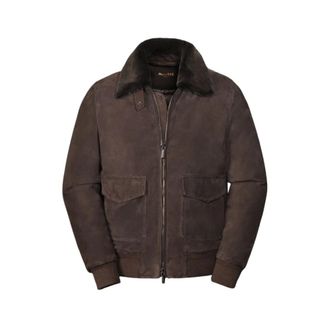 Moorer Homme, Vestes, Brun, Taille: 3XL Blouson aviateur Antenore-Ur
