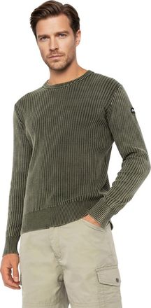 Schott NYC Herren Plkarter1 Pullover, Dark Khaki, Medium