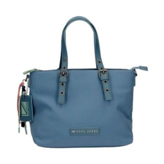 Pepe Jeans London Damen Tessa Tasche - - Bags - Damen - Blau - ONE SIZE