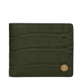 Versace Hommess Portefeuille Vert/Cuir Olive