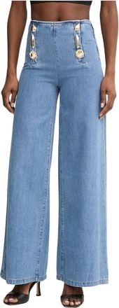 Simona Corsellini Wide Jeans - - Jeans - Damen - Blau - S