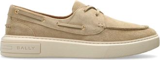 Bally Homme, Chaussures, Beige, Taille: 45 EU Lift Boat Suede Chaussures