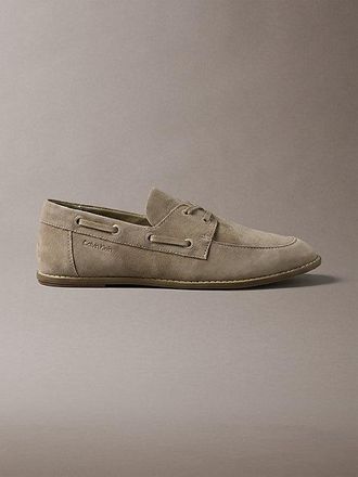 Calvin Klein Chaussures bateau en daim