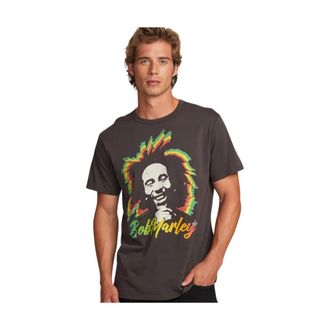 Chaser Bob Rasta Vibe T-Shirt - - Tops - Herren - Braun - M